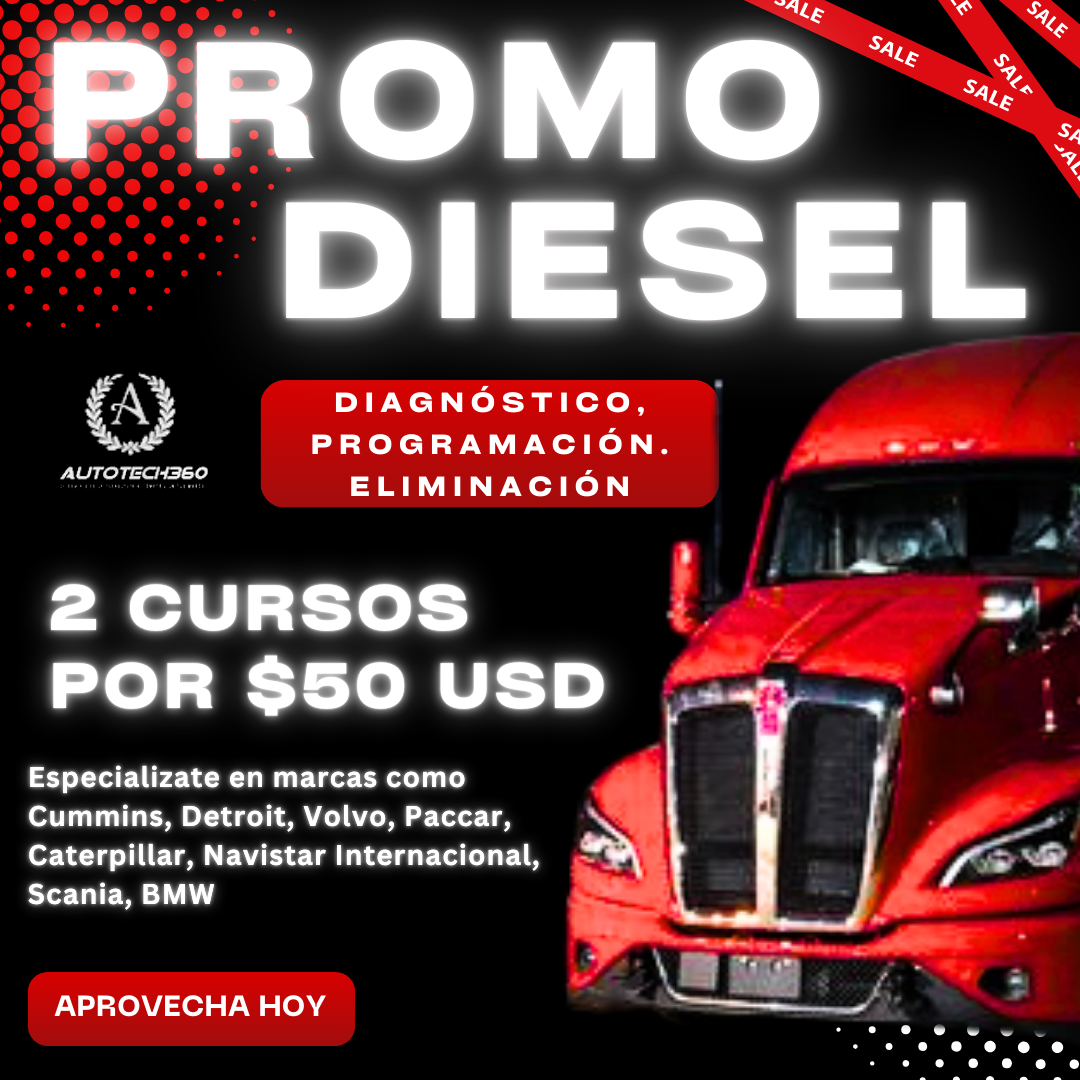Promoción Cursos Diesel 2 por $50 USD
